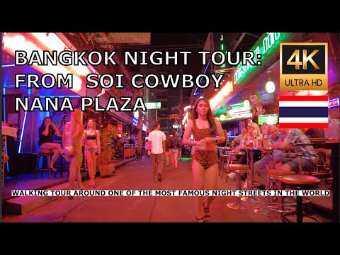 [4k] SOI COWBOY to NANA PLAZA: BANGKOK NIGHT TOUR - Bangkok Addicts