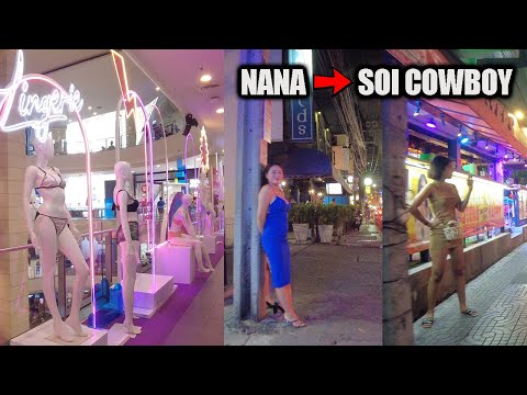 Bangkok Nightlife Nana Soi 4 Sukhumvit Soi Cowboy Terminal 21 Tokyo Lingerie - So Many ...