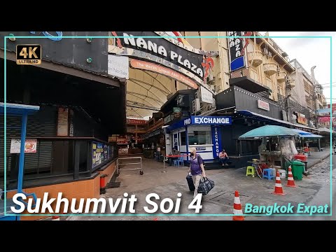 Bangkok Sukhumvit Soi 4 🇹🇭 Thailand Now 4K Nana Plaza - Bangkok Addicts