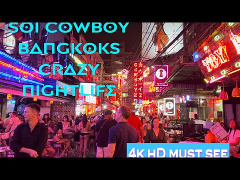 Soi cowboy Bangkok nightlife 4k HD 2024 - Bangkok Addicts